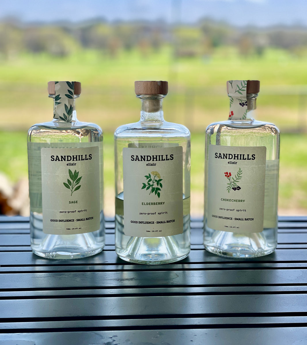 Sandhills Elixir, a Zero Proof, Nonalcoholic Spirit